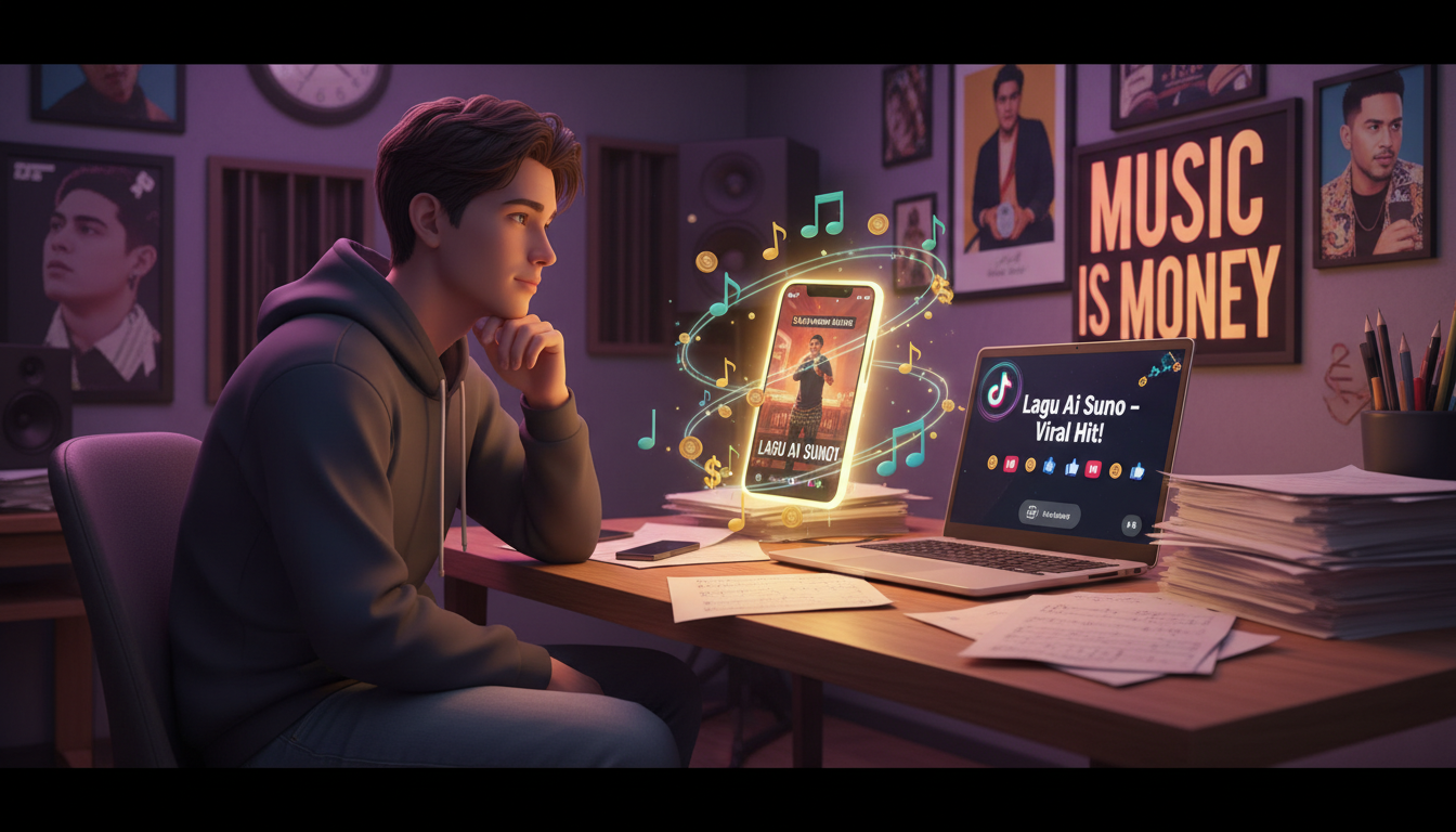 Lagu AI Suno Viral 10 Juta Stream di TikTok, Lalu Siapa yang Dapat Royalti?